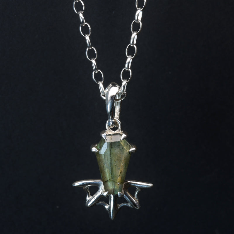 Gothic Silver Necklaces | Bones, Skulls, Gemstone Pendants ...