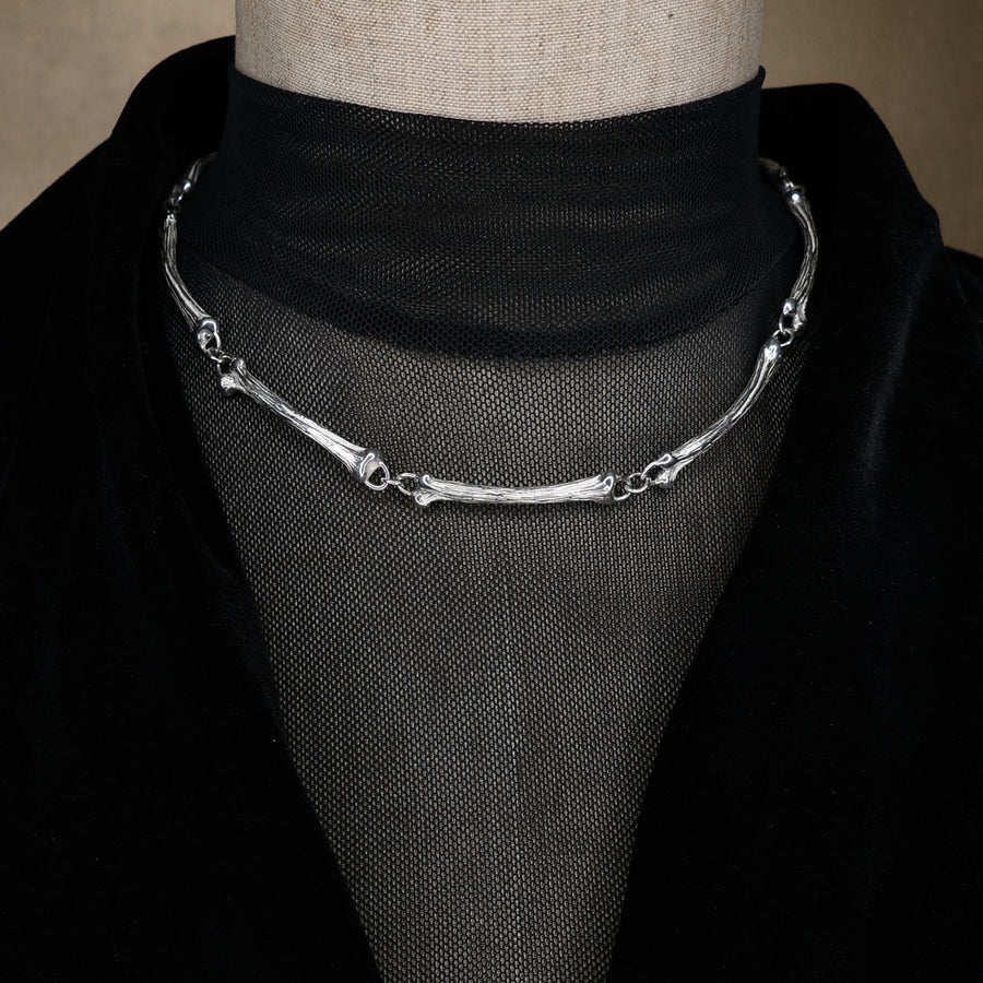 Gothic Silver Necklaces | Bones, Skulls, Gemstone Pendants ...