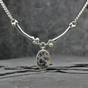 Gothic Silver Necklaces | Bones, Skulls, Gemstone Pendants ...