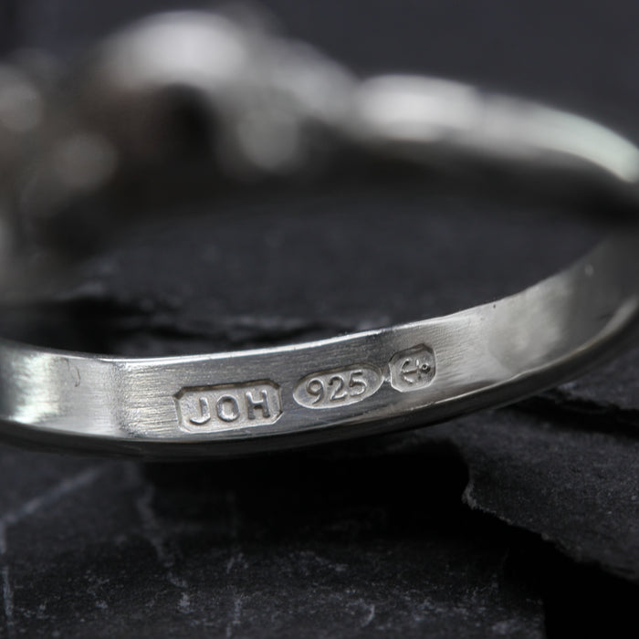Roman Numerals Wedding Ring Silver – hellcatjewellery