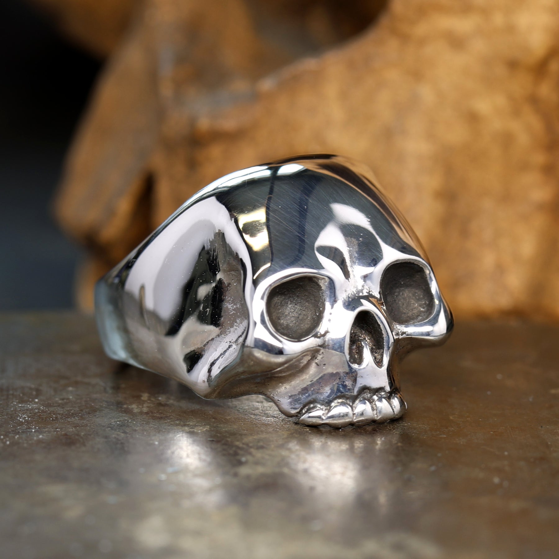 Jawless Skull Ring – hellcatjewellery