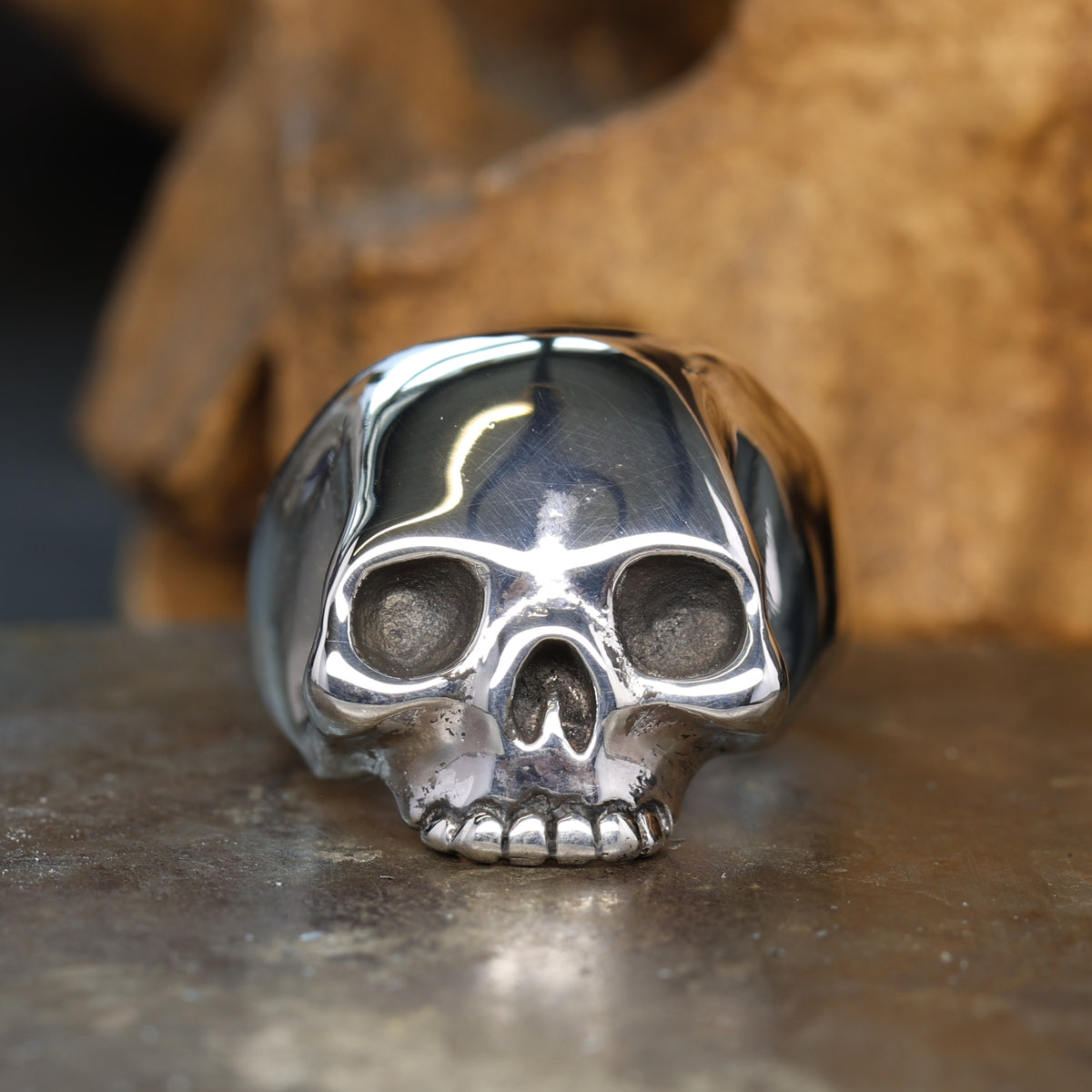 Jawless Skull Ring – hellcatjewellery