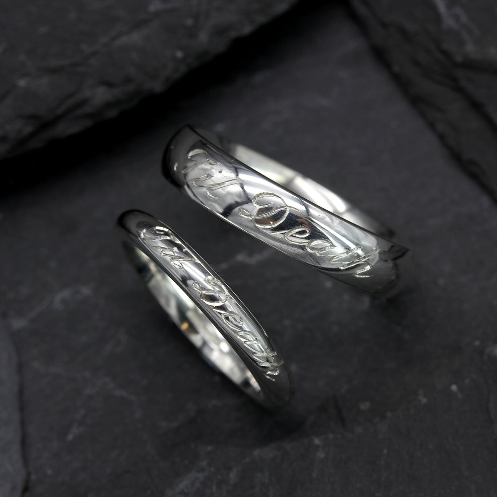 Women's Gothic Wedding Rings | Silver & Gold – hellcatjewellery
