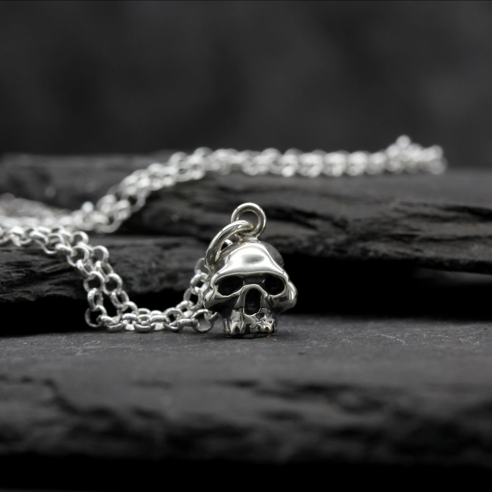 Gothic Silver Necklaces | Bones, Skulls, Gemstone Pendants ...