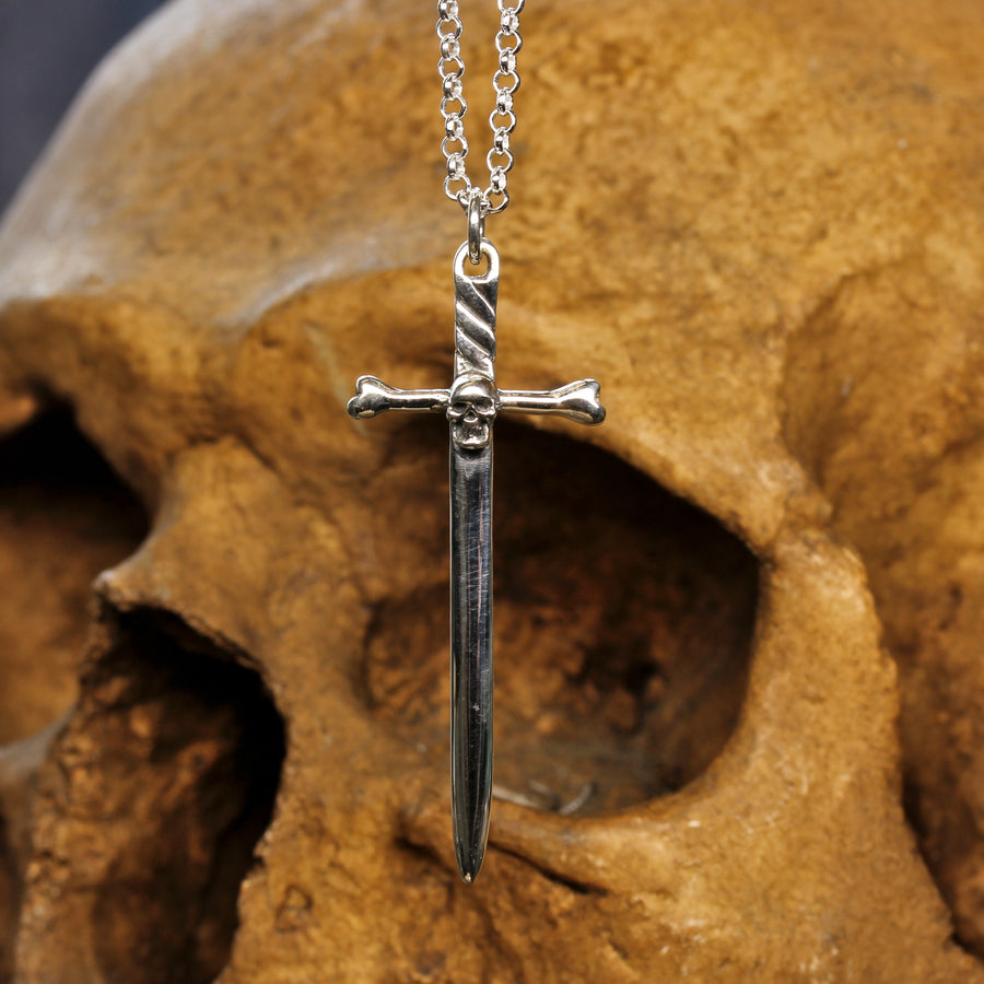 Gothic Silver Necklaces | Bones, Skulls, Gemstone Pendants ...