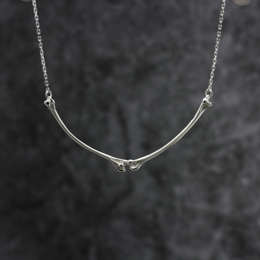 Gothic Silver Necklaces | Bones, Skulls, Gemstone Pendants ...